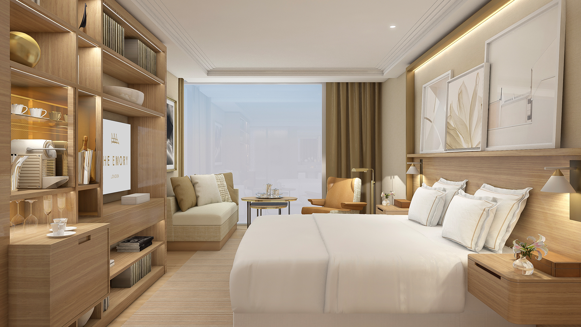 Courtyard Junior Suite: Modern Suite, London - The Emory